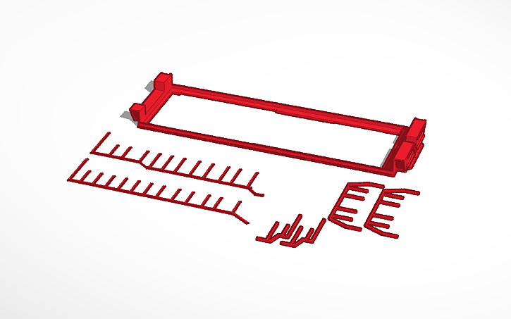 3D design Trackmaster SD40/45T-2 Frame - Tinkercad
