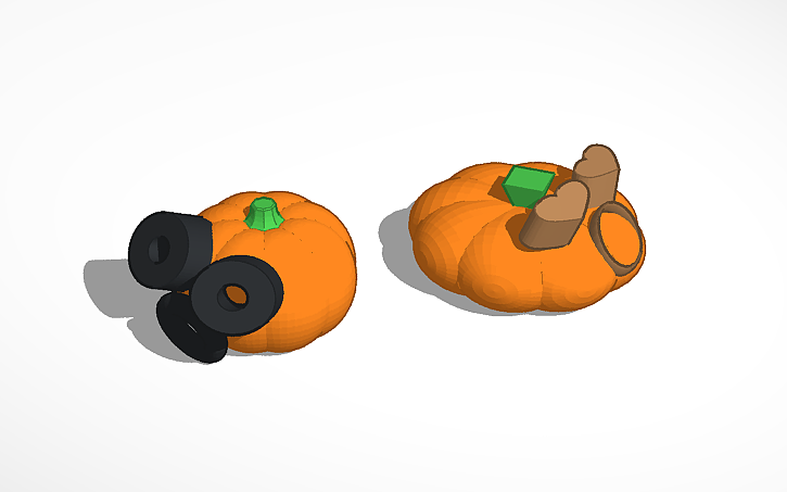 3D design Silly Pumpkins - Tinkercad