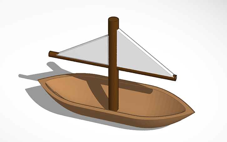 3D design Boat - Tinkercad