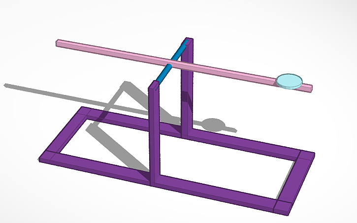 3D design catapulta - Tinkercad