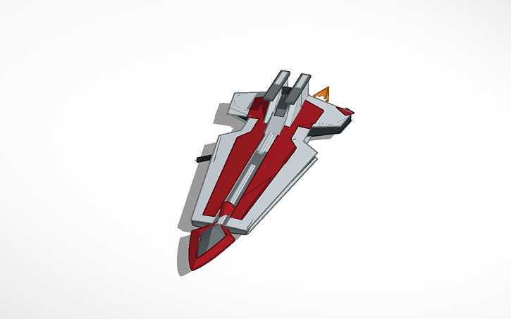 3D design starship - Tinkercad