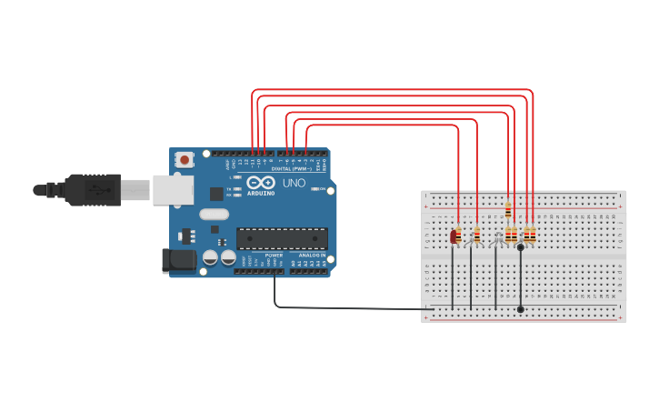 Circuit design TASK-1 - Tinkercad