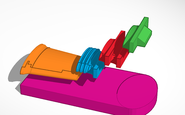 3D design New Djed Pillar Exploded | Tinkercad