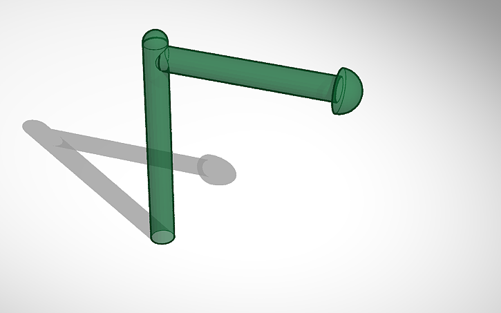3D design hanger - Tinkercad
