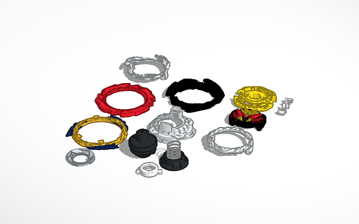 3D design {Perfect ver.} - Dynamite Belial - Tinkercad