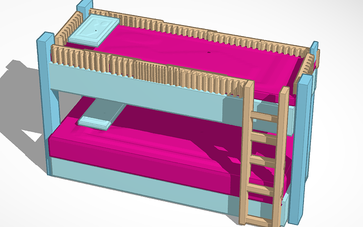 3D design FUTURE BUNK BED CHLOE | Tinkercad