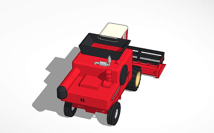 3D design international 1480 combine - Tinkercad