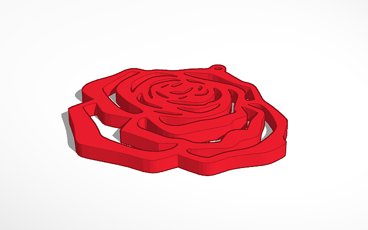 3D design rosa | Tinkercad