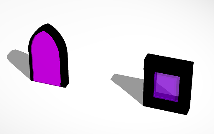 3D design Realistic Minecraft Nether portal + Minecraft Nether portal ...