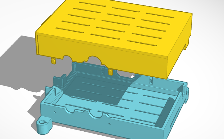 3D design Copy of #raspberry Pi Box | Tinkercad