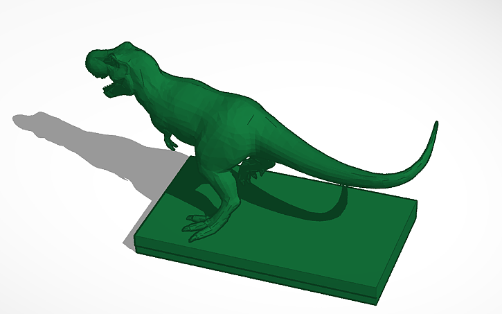 3D design the dinosaur - Tinkercad