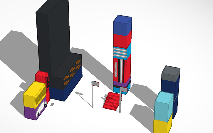 3D design Ian Lin-Times Square | Tinkercad