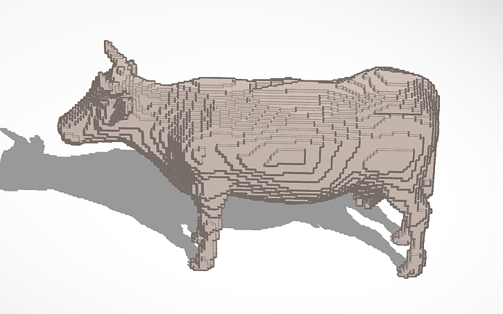 3D design Cow!!!!!!!!!!!! - Tinkercad