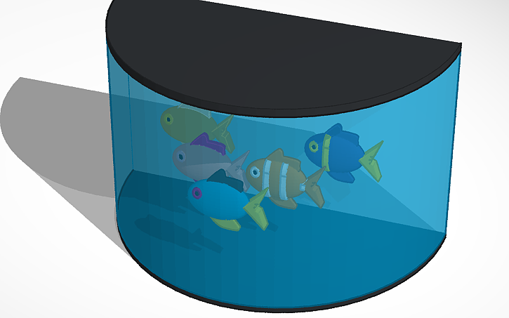 3D design Aquarium - Tinkercad