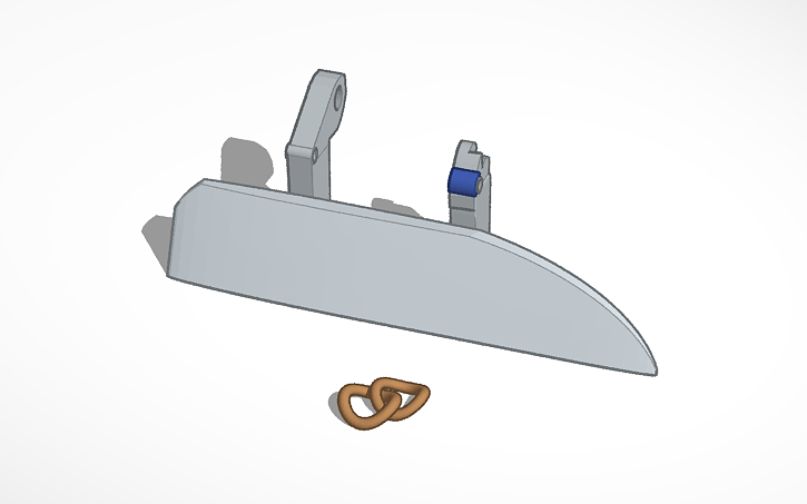 3D design Door Handle for Honda | Tinkercad