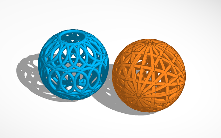 3D design Decorative Balls - Tinkercad