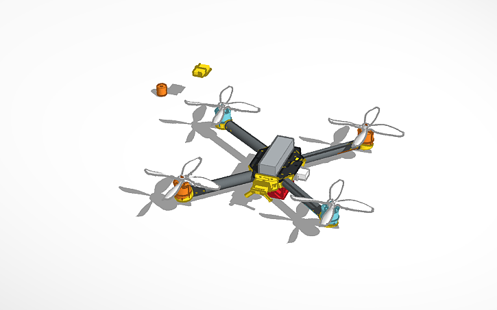 3D design Copy of SySTEM 2 Drone Airframe | Tinkercad