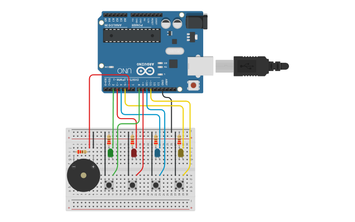 Circuit design GENIUS - Tinkercad
