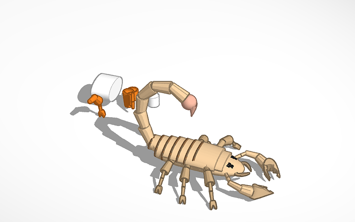 3D design Scorpion - Tinkercad