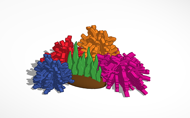 3D design coral - Tinkercad
