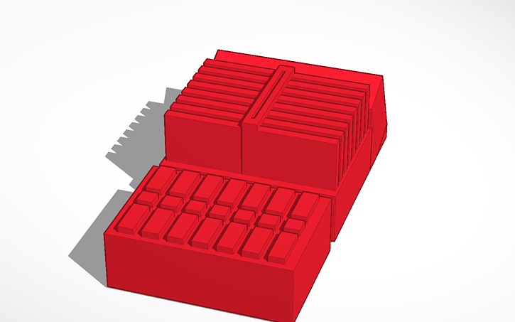 3D design SD Card Holder Modified Diagonal (Metal) | Tinkercad