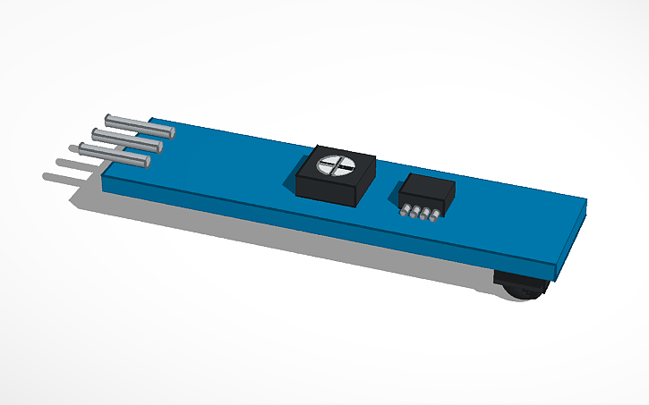 3d Design Ir Line Sensor Tinkercad