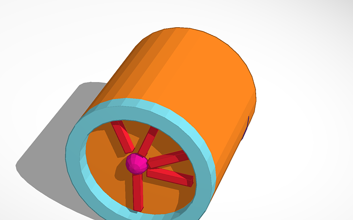 3D design Jet Engine - Tinkercad