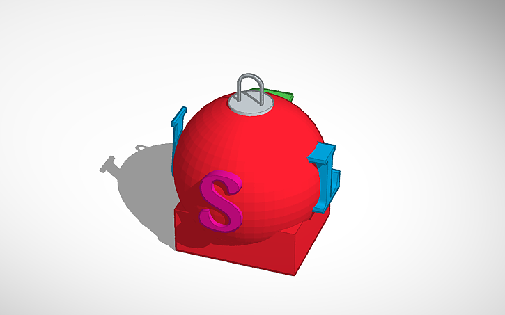 3d Design Christmas Ornament Tinkercad