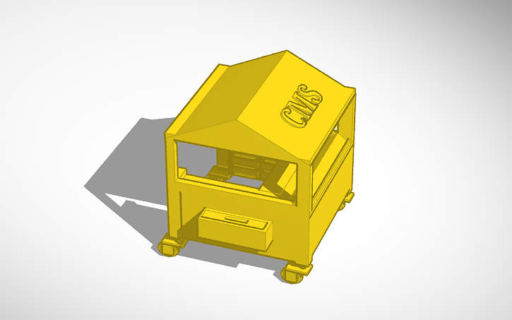 3D design cart | Tinkercad