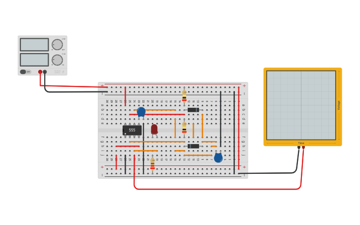 Circuit Design 712228 電子三乙27號 葉亭禹 555無穩態 Tinkercad 