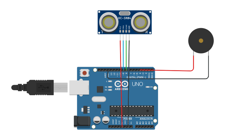 Circuit Design Social Distancing Project Tinkercad
