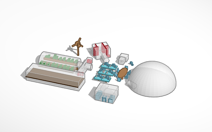 3D design Mars Base | Tinkercad