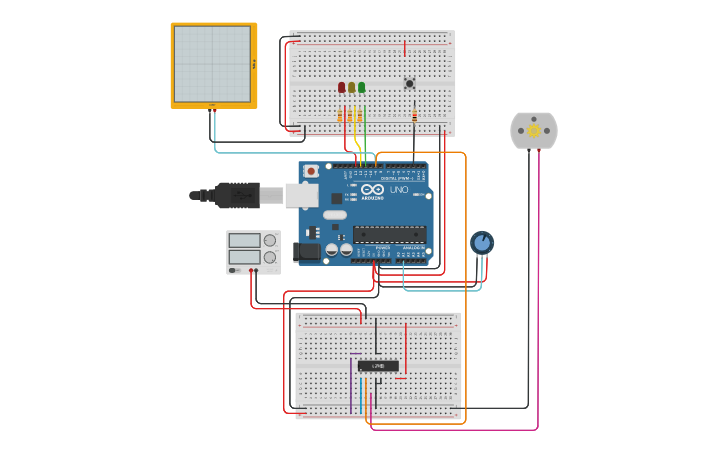 Circuit design MIK moment 6 | Tinkercad