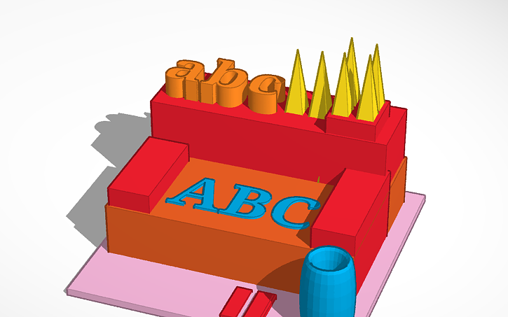 3D design ABC | Tinkercad