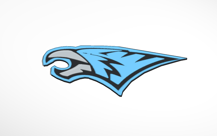 3D design NFV Tigerhawk Logo | Tinkercad