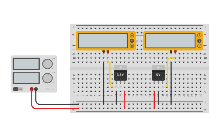 Circuit Design X Project 014 穩壓器示範 Tinkercad