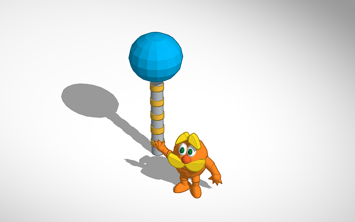 3D design The Lorax - Tinkercad