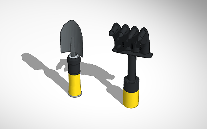 3D design Gardening tool - Tinkercad
