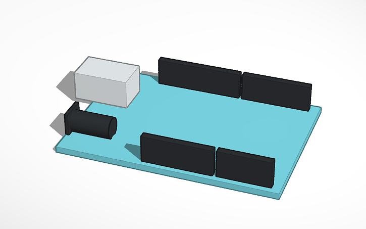 3d Design Arduíno Uno Tinkercad