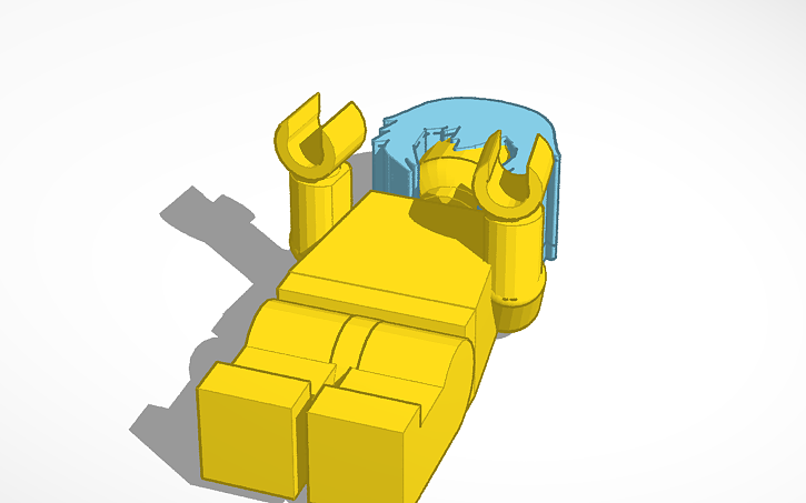 3D design lego figure customized - Tinkercad