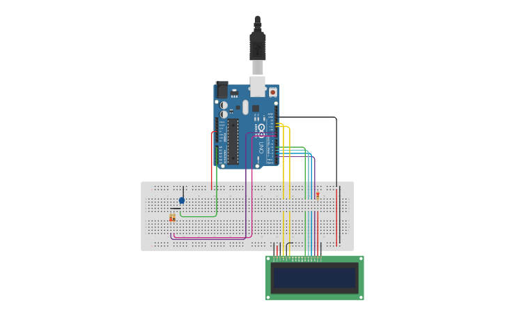 Circuit design Capacitance Measurement - Tinkercad