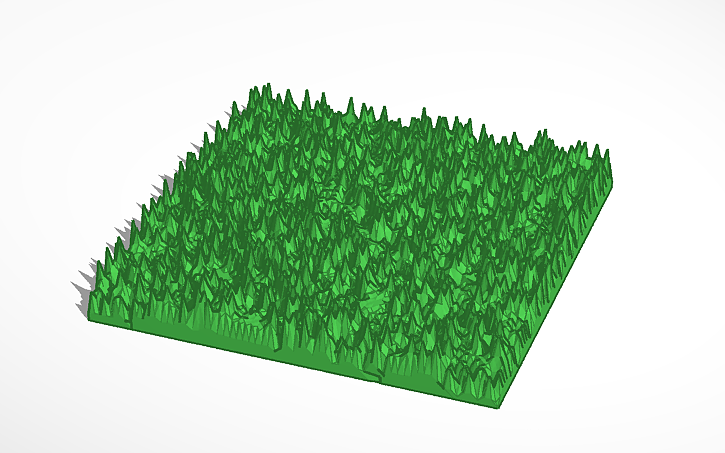 3D design GRASS!!!! - Tinkercad