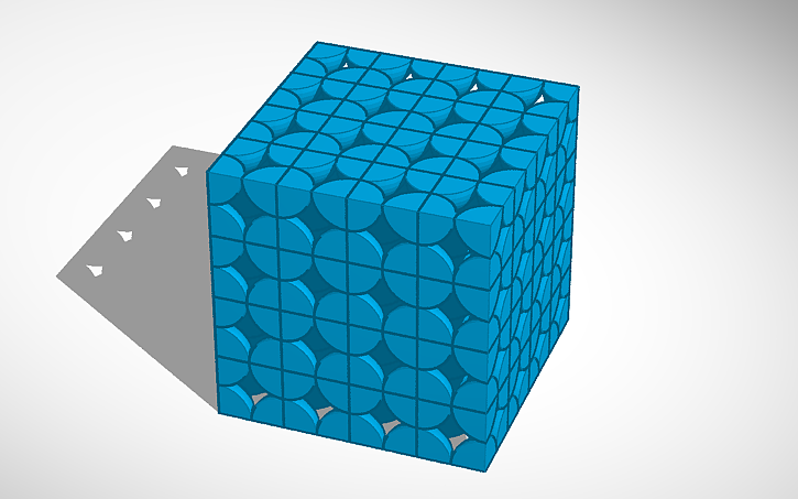3d Design Simple Cubic Lattice Structure Unitcell Tinkercad