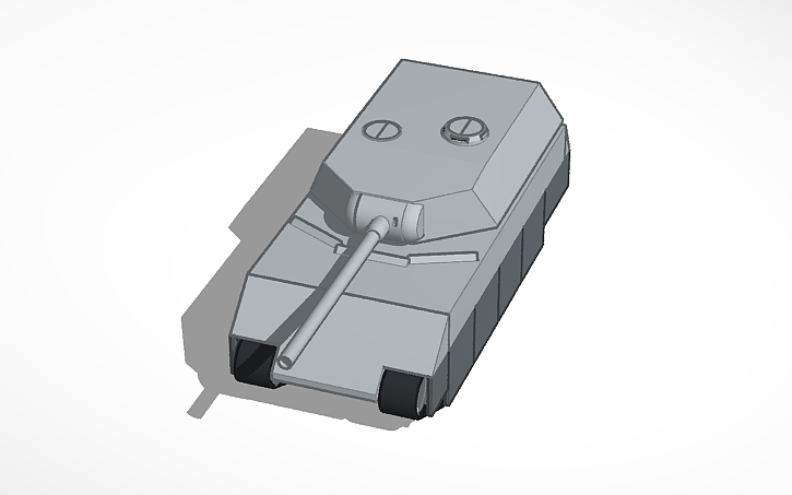 3D design Tank - Tinkercad