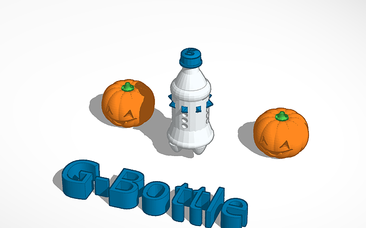 3D design G-Bottle - Tinkercad
