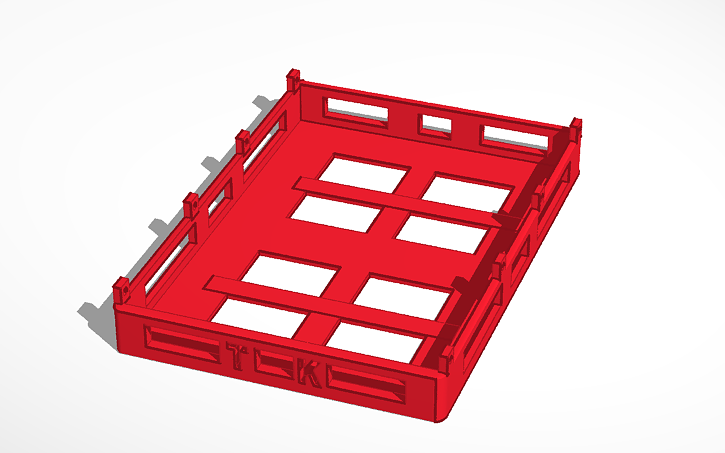 3D design roof rack 120x130mm | Tinkercad