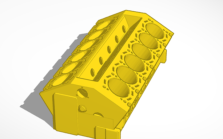 3D design engine v12 jaguar business card holder | Tinkercad