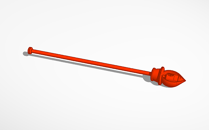 3D design Alastor staff. - Tinkercad