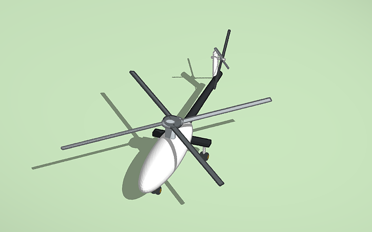 3D design Simple Helicopter MK2 | Tinkercad