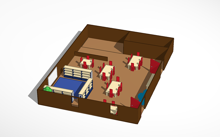 3D design Redesigned Sarah's Classroom | Tinkercad